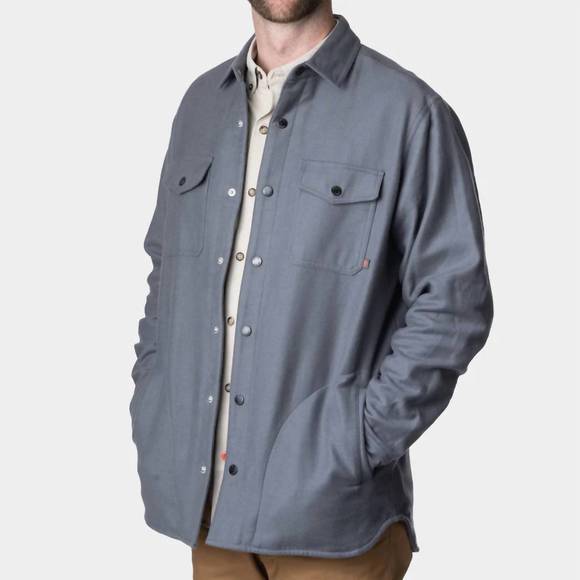 Duck Camp | Shirts | New Duck Camp Mens Campfire Shacket In Charcoal ...
